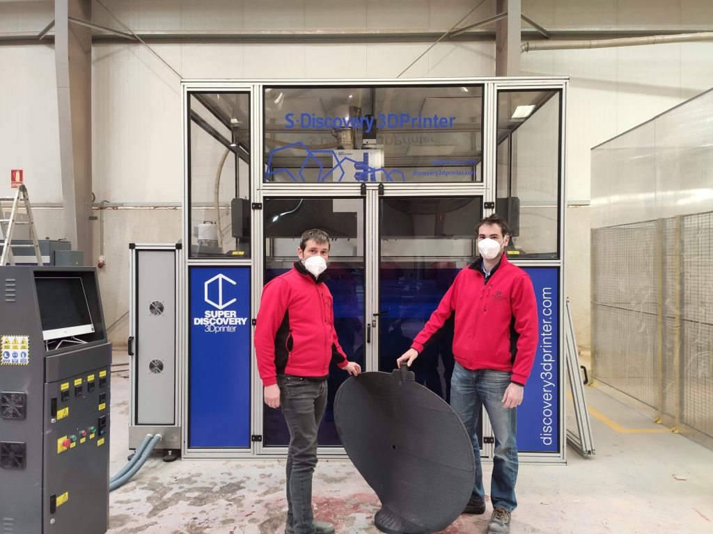 La empresa española Nocu utiliza una impresora 3D de gran formato ...